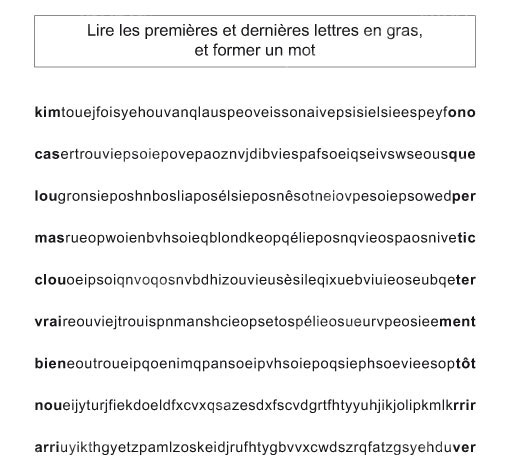 Entraînement visuo-attentionnel en lecture